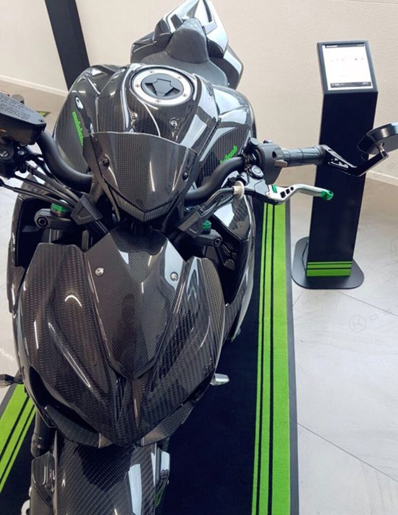 Carbon fiber Kawasaki Z1000 instrument cover